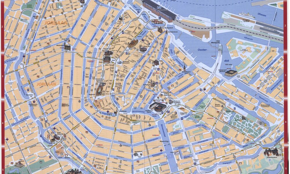 Detailed Amsterdam City Map - Amsterdam Daily News Netherlands & Europe