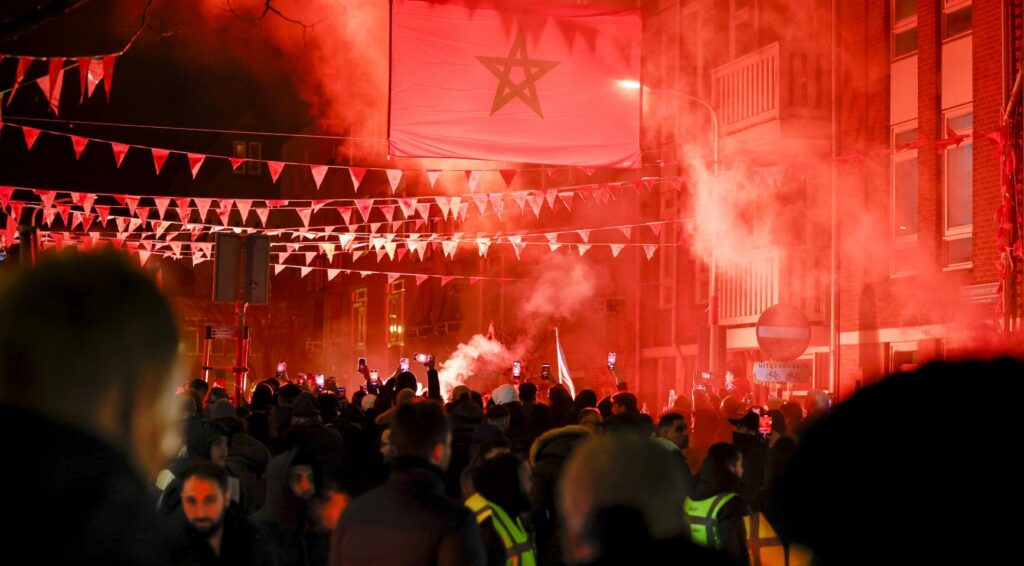 VIDEO: Morocco's victory confused the Netherlands: Police intervened ...