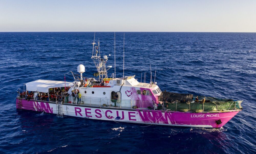 Banksy-funded migrant rescue ship detained - Amsterdam Daily News ...