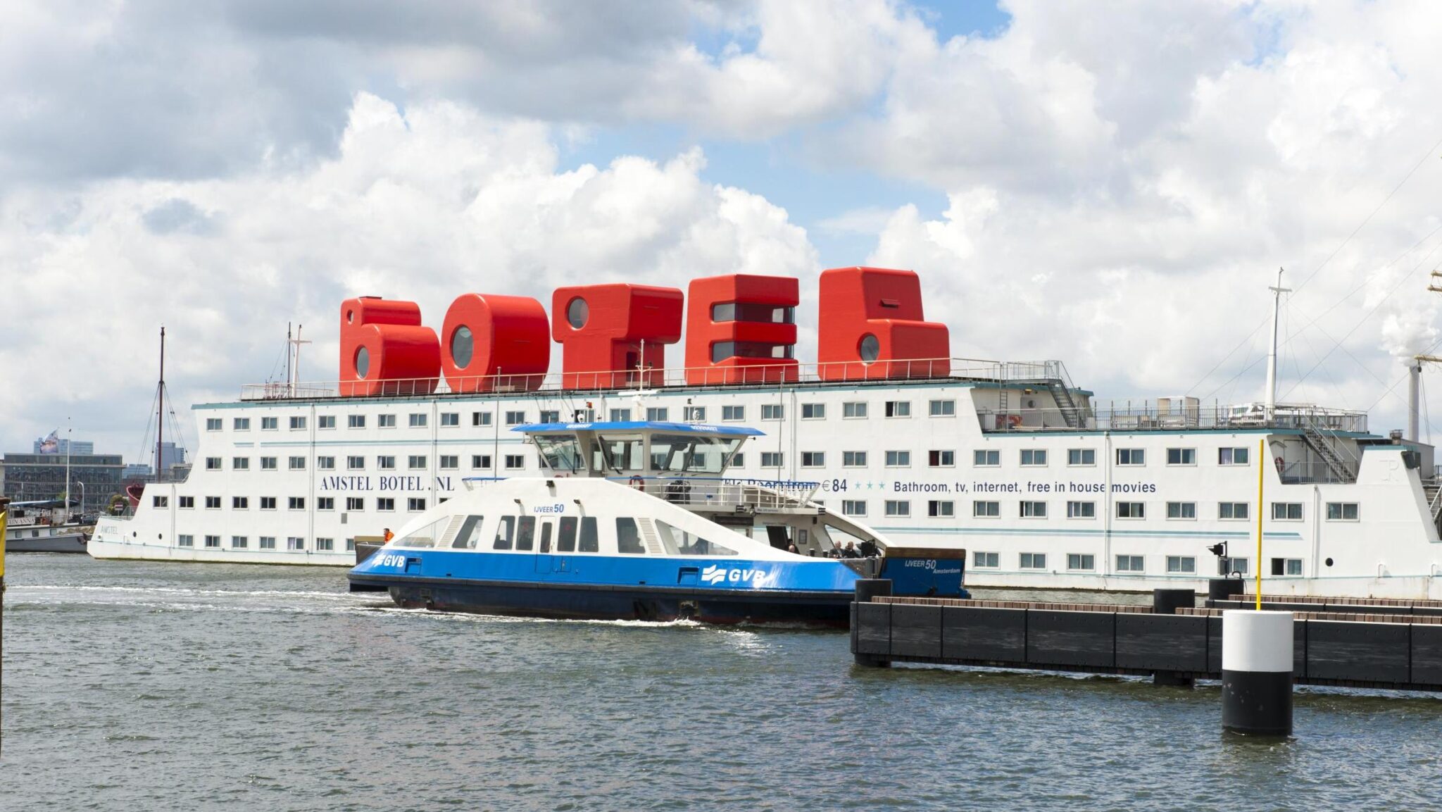 Stay on the boat: Botel Amsterdam Hotel