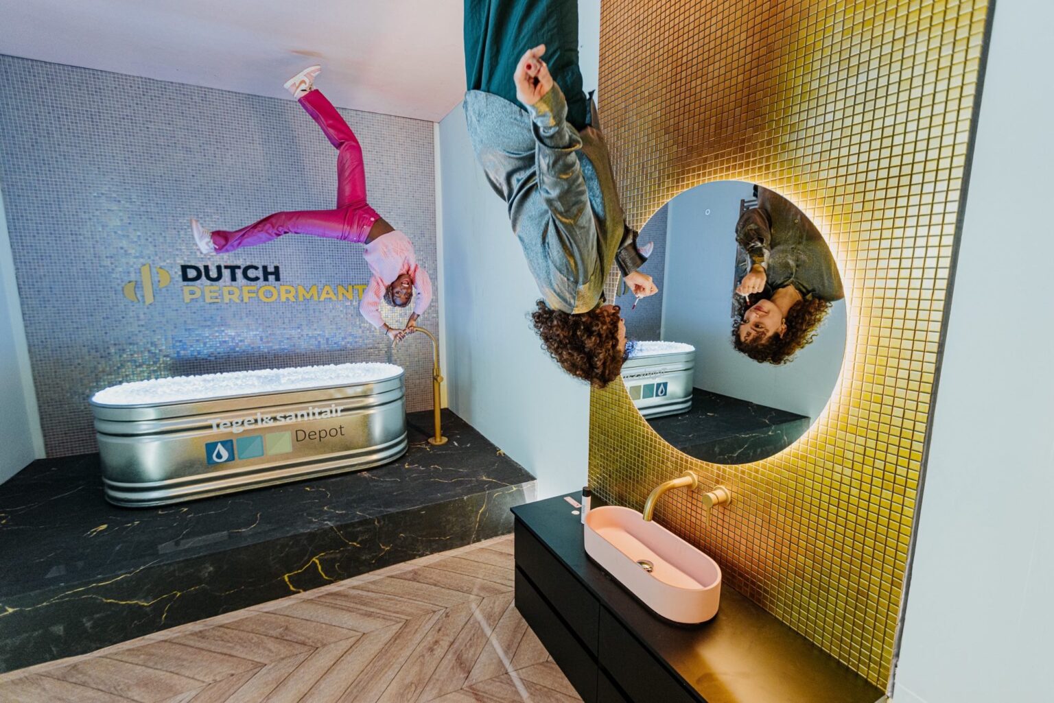 The interactive and immersive experience: Upside Down Amsterdam